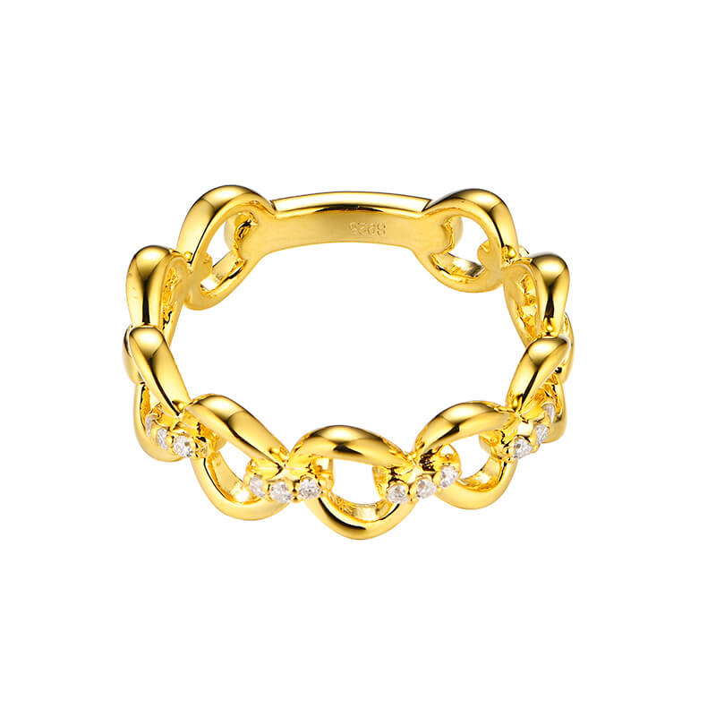 Moissanite Interlocking Pave Half Eternity Wedding Band Ring In Sterling Silver – ReadYourHeart